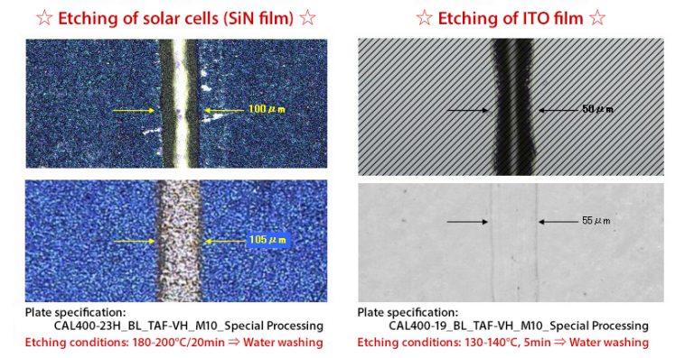 Plate making for etching paste printing | News | MURAKAMI CO., LTD.